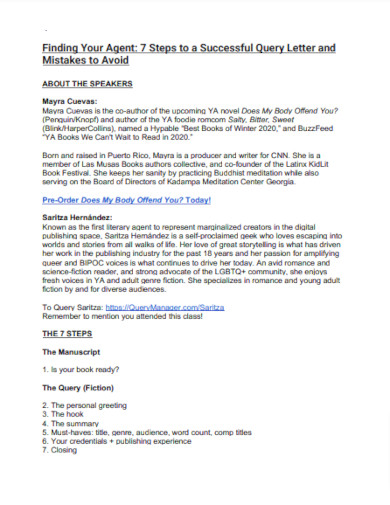 25+ Query Letter - Examples, Word, Google Docs, Apple Pages, PDF | Examples