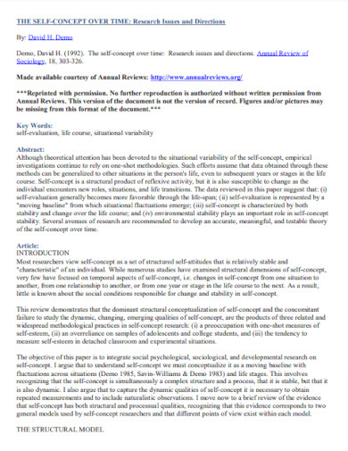 26+ Self Concept Example in PDF, DOCS | Examples