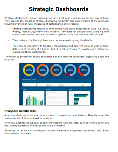 14+ Dashboard - Examples, Google Sheets, MS Excel, Apple Numbers, PDF ...