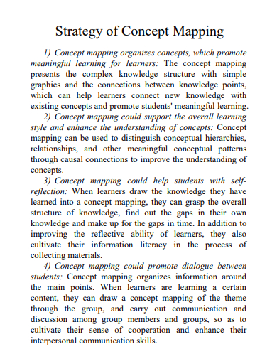 Concept Map - Examples, PDF, MS Word, Apple Pages | Examples