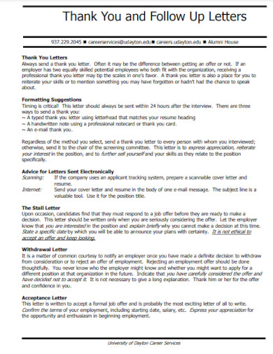 Thank You Letter After Interview - 24+ Examples, Format, How to Write, PDF