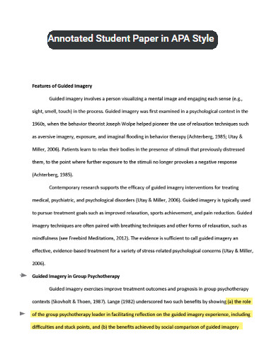 28+ Example of an APA Paper | Examples