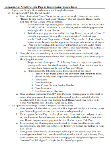 26+ APA 7 Title Page Examples in PDF | Examples