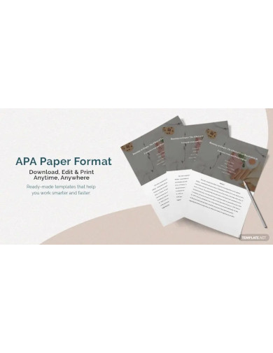 28+ Example of an APA Paper | Examples