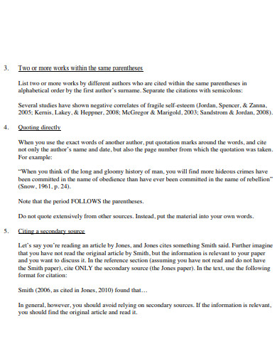 APA Paragraph - 19+ Examples in PDF