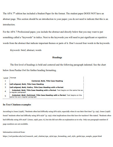 APA Purdue Owl - 19+ Examples, PDF