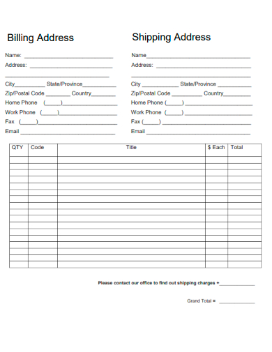 26+ Billing Address - Examples, PDF, DOCS | Examples