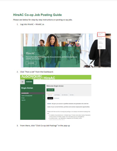 24+ Job Posting Examples - PDF | Examples