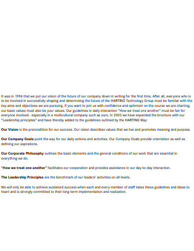 26+ Company Mission Statement Examples in Word | Google Docs | PDF ...