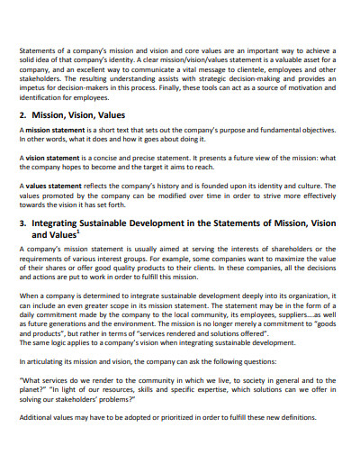 26+ Company Mission Statement Examples in Word | Google Docs | PDF ...