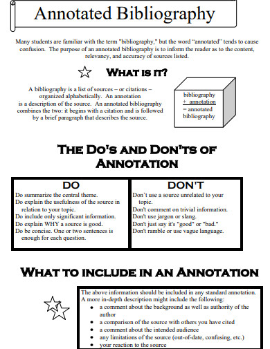 24+ MLA Annotated Bibliography in PDF | Examples