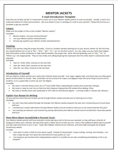 23+ Email Introduction - Examples, PDF | Examples