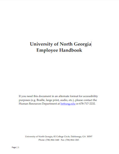 Employee Handbook - Examples | Examples