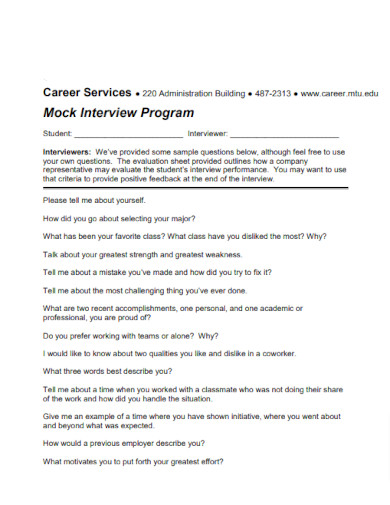 Interview Feedback - Examples, PDF | Examples