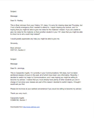 23+ Email to Professor Example | PDF, DOCS | Examples