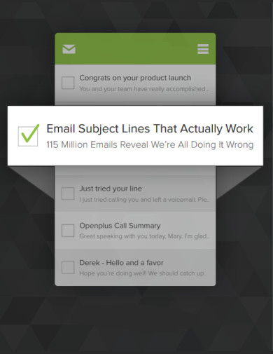 18+ Email Subject Lines - Examples, PDF, DOCS | Examples