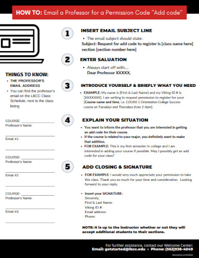 23+ Email to Professor Example | PDF, DOCS | Examples
