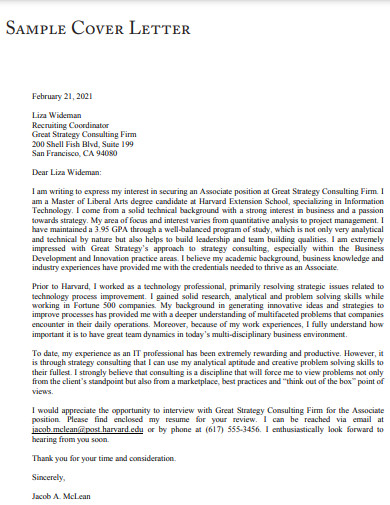 25+ Employment Cover Letter - Examples in PDF | Examples