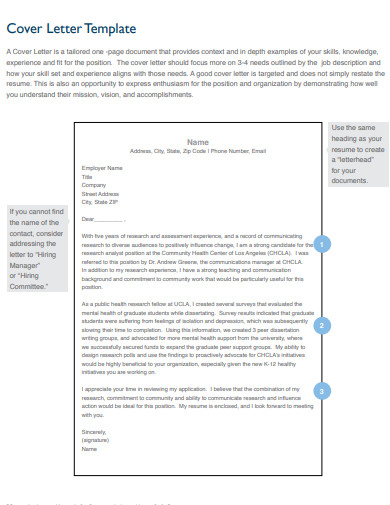 25+ Employment Cover Letter - Examples in PDF | Examples