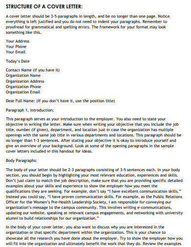 25+ Employment Cover Letter - Examples in PDF | Examples