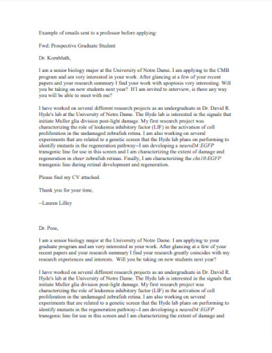 23+ Email to Professor Example | PDF, DOCS | Examples