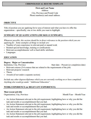 24+ First Job Resume Examples in PDF | Examples