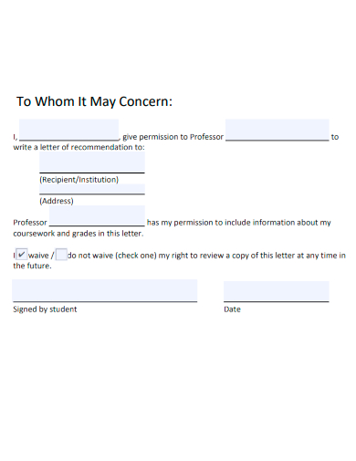 26+ To Whom it May Concern Letter Format - Examples, PDF, DOCS | Examples