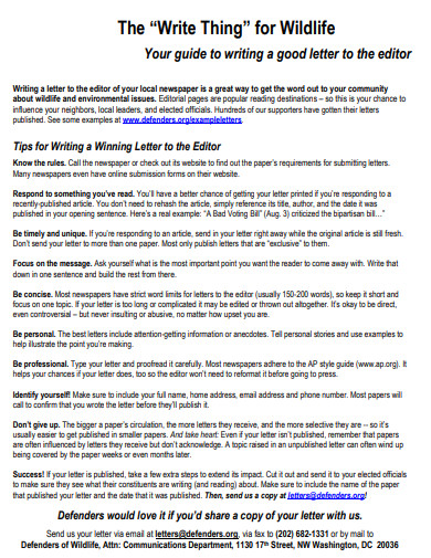 28+ Letter to the Editor Examples in PDF | Examples