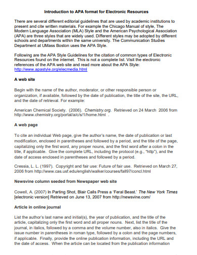 26+ APA Introduction Examples in PDF | Examples