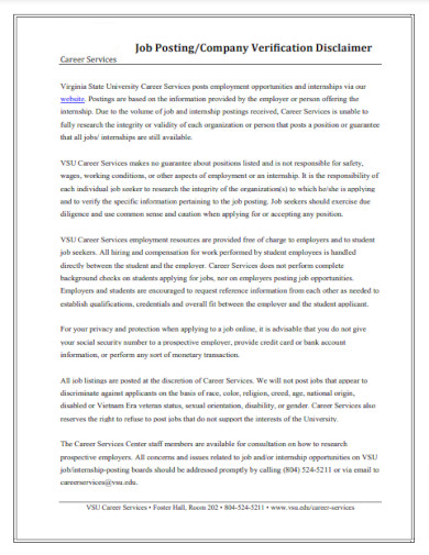 24+ Job Posting Examples - PDF | Examples