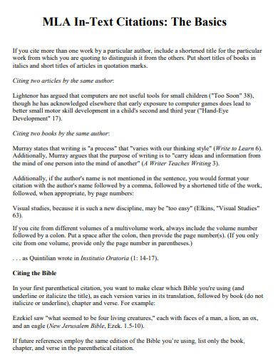 24+ MLA Format Sources Examples in PDF | Examples