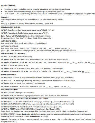 21+ MLA Format Quote Examples in PDF | Examples