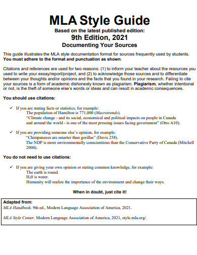 24+ MLA Format Sources Examples in PDF | Examples