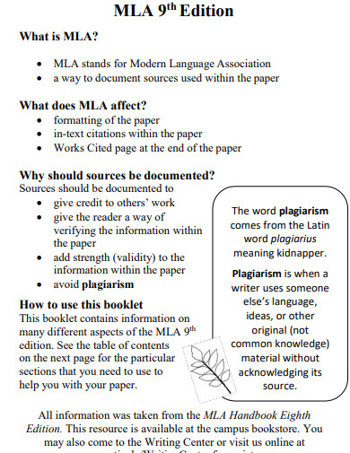 24+ MLA Format Sources Examples in PDF | Examples