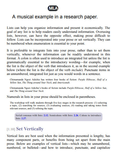 26+ MLA Research Paper in PDF | Examples