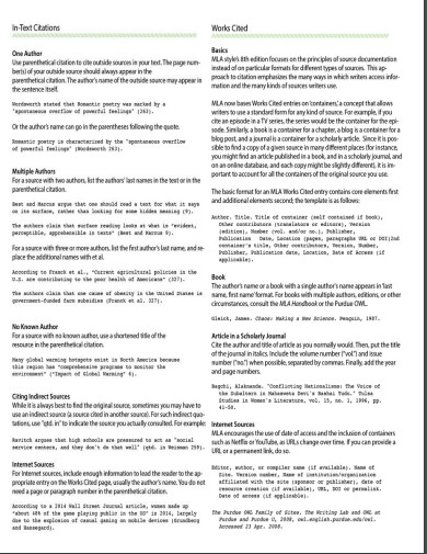 23+ MLA Purdue Owl Example in PDF | Examples