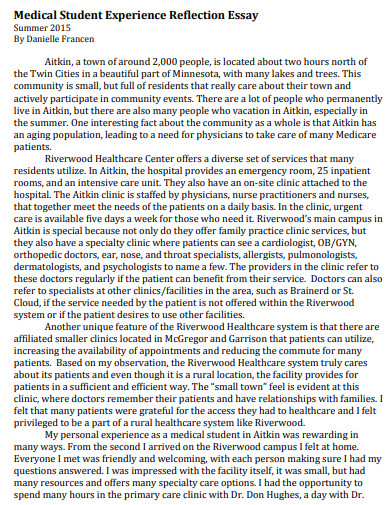 23+ Reflection Essay Examples in PDF | Examples