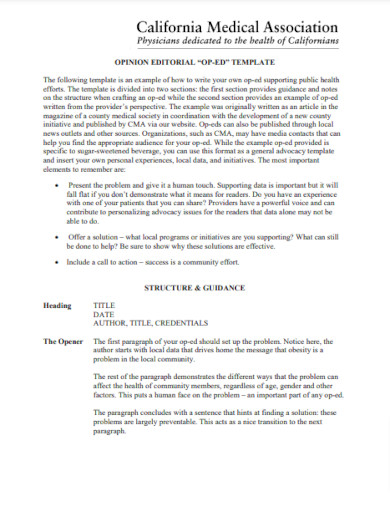 Editorial Example - PDF | Examples