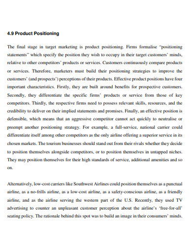 9+ Positioning Statement Examples - PDF, Word, Google Docs | Examples