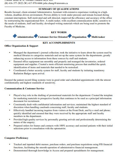 19+ Receptionist Resume Examples In Pdf, Doc, Apple Pages, Ms Word 