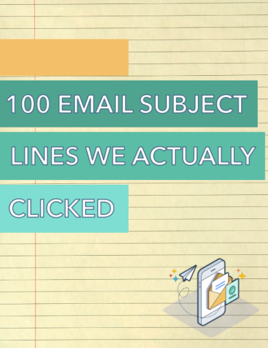 18+ Email Subject Lines - Examples, PDF, DOCS | Examples