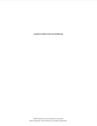 Employee Handbook - Examples | Examples