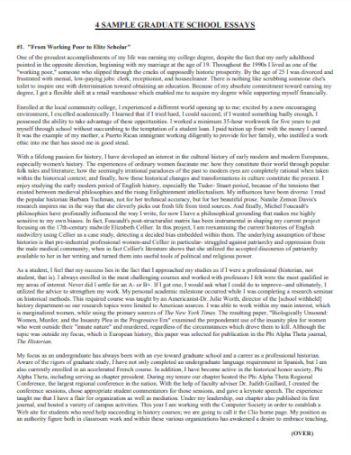 College Personal Essay - Examples, PDF | Examples