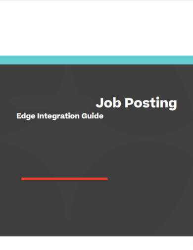 24+ Job Posting Examples - PDF | Examples