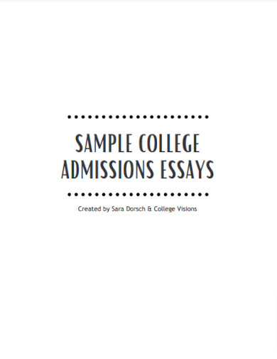College Personal Essay - Examples, PDF | Examples