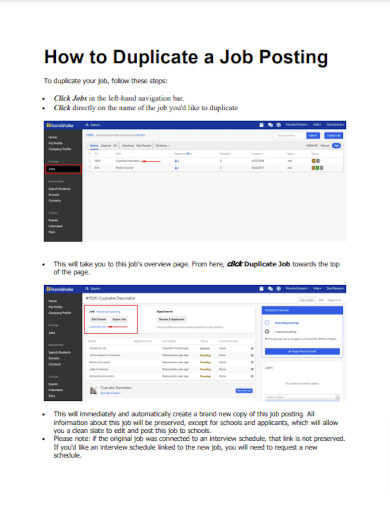 24+ Job Posting Examples - PDF | Examples