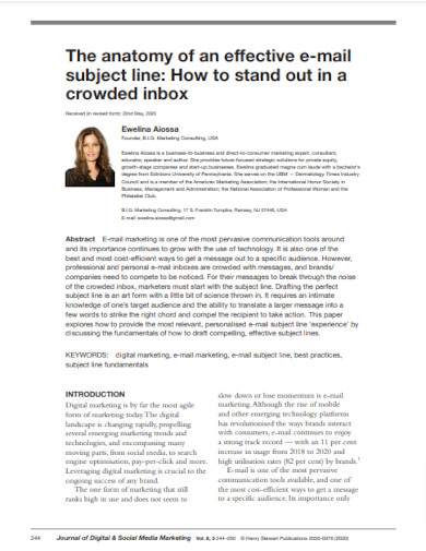 18+ Email Subject Lines - Examples, PDF, DOCS | Examples