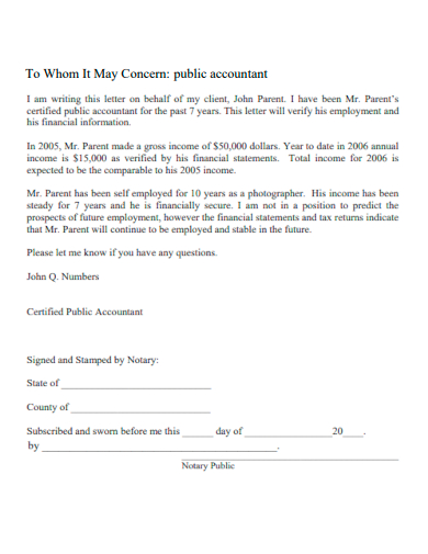 26+ To Whom it May Concern Letter Format - Examples, PDF, DOCS | Examples