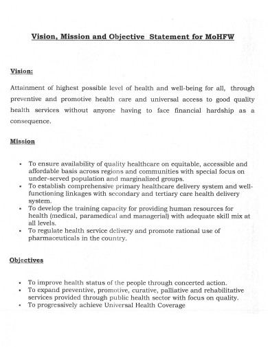 23+ Vision and Mission Statement Examples in PDF | Examples