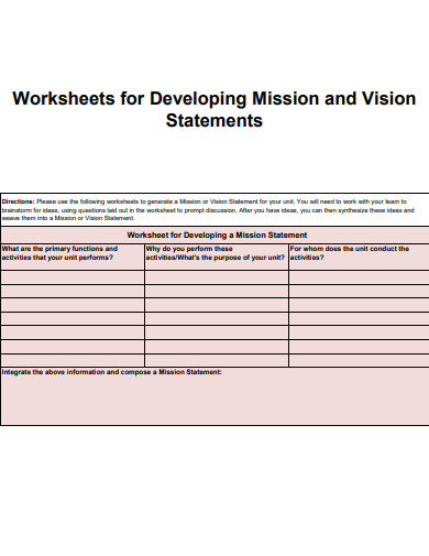 23+ Vision and Mission Statement Examples in PDF | Examples